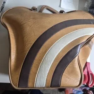 Vintage | Other | Vintage Galaxie 30 Bowling Ball Carry Bag Brown Tan ...